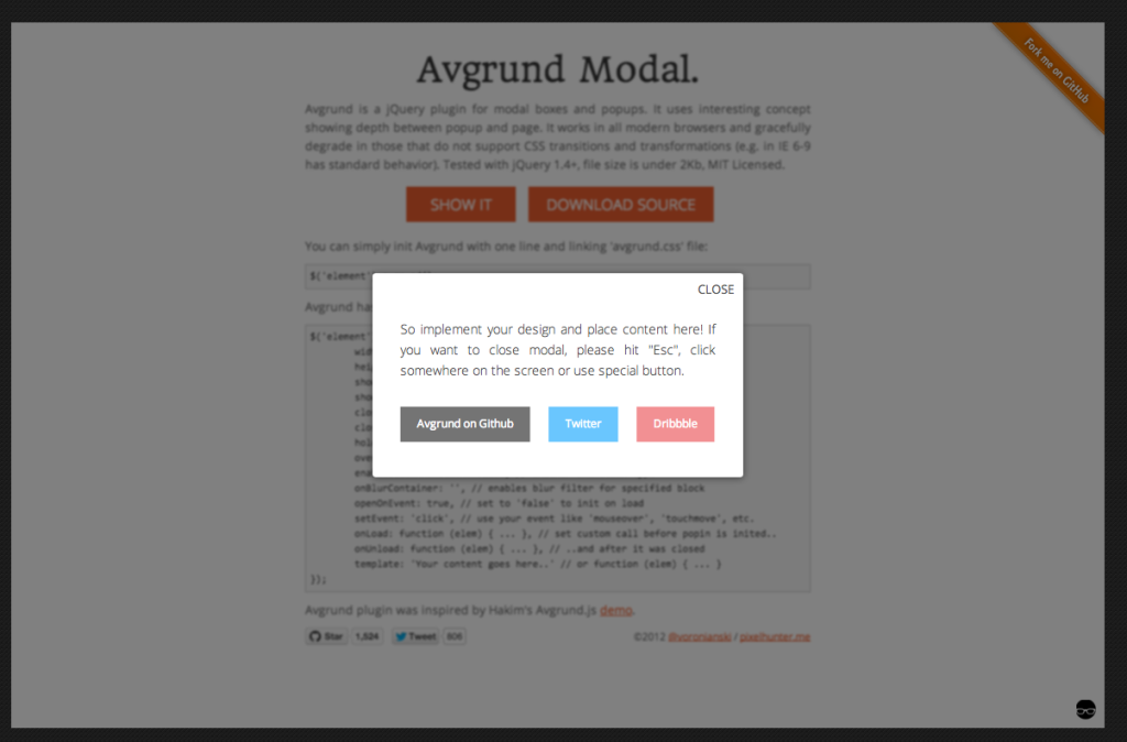 使ってみたいjQueryポップアップ | weblovelog