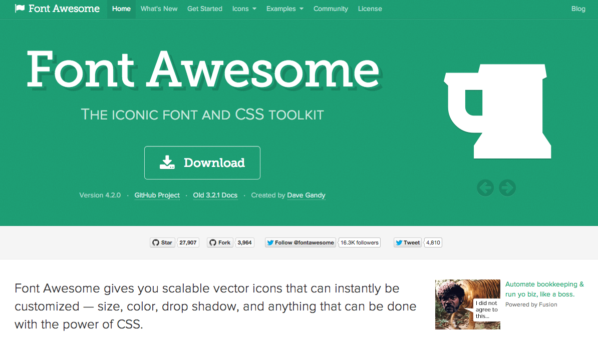アイコン型Webフォント「Font Awesome」で楽々素敵なリストを作ろう！【Stinger5】 | weblovelog